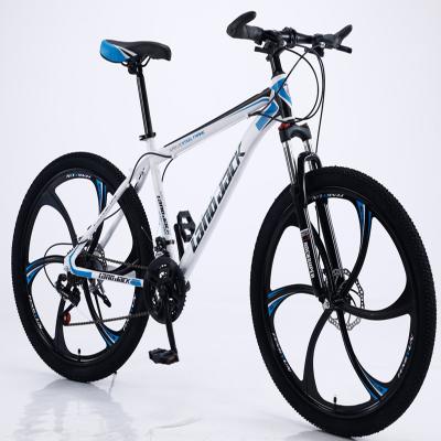 China 26 Inch 21 Speed Hardtail Mountain Bike Steel Frame Disc Brake 150kg Capacity for sale