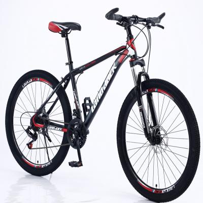 China Carbon Steel 26 Inch Mountain Bike 21 Speed Full Suspension Disc Brake 150kg Capacity for sale