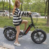 China 48V 500W 20 Inch Electric Bike Lithium Battery Ebike with LED Display 40km/H for sale