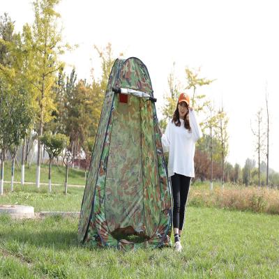 China 1.9m Pop Up Pod Portable Shower Station Thick Silver Coated Polyester Wind Proof for sale