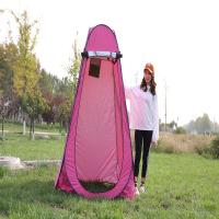 China 1.9m Pop Up Pod Portable Shower Station Thick Silver Coated Polyester Wind Proof for sale