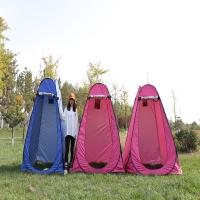 China Straight Bracing Type Pop Up Shower Tent Folding Thick Silver Coated for sale