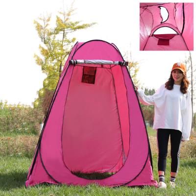 China OEM ODM Pop Up Shower Tent 1.5x1.5x1.9m Portable Camping Toilet Shower 190T Polyester for sale