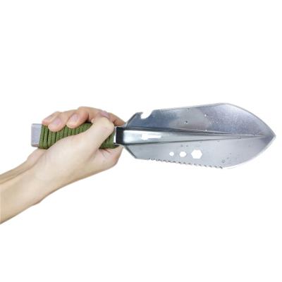 China 8in Aluminum Alloy Straight Handle Garden Spade Lightweight Hand Shovel for Digging Transplanting for sale