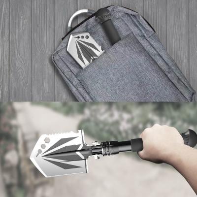 China 3Cr13 Military Multifunctional Outdoor Folding Shovel 8in Blade Heavy Duty Camping Tool for sale