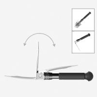 China Portable 8in Head Multifunctional Tactical Shovel for sale