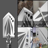 China 8in Multifunctional Military Shovel 3Cr13 Self Defense Folding Camping Tool 23 in 1 for sale