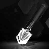 China 8in Multifunctional Military Shovel 3Cr13 Self Defense Folding Camping Tool 23 in 1 for sale