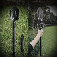 China Folding Multifunctional Outdoor Engineering Shovel 83cm Aluminum Alloy 3Cr13 for sale