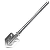 China 3Cr13 Multifunctional Outdoor Shovel 8in Blade Adjustable Head Manganese Steel Anodizing for sale