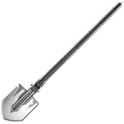 China Multifunctional Folding Camping Shovel 8in Blade Manganese Steel Outdoor Tool for sale