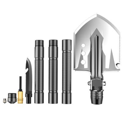 China Square Multifunctional Outdoor Shovel Manganese Steel Aluminum Alloy 29in 1.94lbs for sale