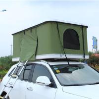 China Double Layer Hard Shell Roof Top Tent 2-4 Person Straight Bracing 192x130cm for sale