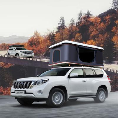 China PU Coated 2000mm Hard Shell Roof Top Tent 2-3 Person 192x130x112cm for sale