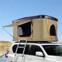 China Double Layer Hard Shell Roof Top Tent for Car 2-3 Person 192x130x112cm with Aluminum Ladder and Mattress for sale