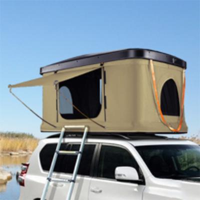 China Double Layer Hard Shell Roof Top Tent for Car 2-3 Person 192x130x112cm with Aluminum Ladder and Mattress for sale