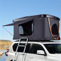 China Double Layer Hard Shell Roof Top Tent for Car 2-3 Person 192x130x112cm with Aluminum Ladder and Mattress for sale