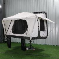 China Waterproof Rooftop Camping Tent 2-3 People Abrasion Resistant Canvas PU Layer for sale
