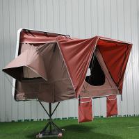 China 2-3 Person Fast Automatic Roof Top Tent Canvas PU Layer for sale