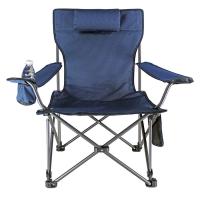 China 600D Fabric Folding Beach Chair with Carry Bag 330 lbs Capacity Adjustable Frame for sale