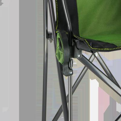 China Folding Beach Chair 210D Oxford Cloth Steel Frame Outdoor Lounge Chair 300 lbs Capacity for sale