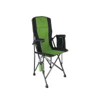 China Steel Pipe Folding Outdoor Fishing Chair 210D Oxford Cloth Portable Stowable 18kg Capacity for sale