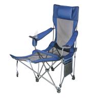 China Portable 600D Fabric Tall Outdoor Folding Chair 17.2kg Load Bearing with Carry Bag for sale