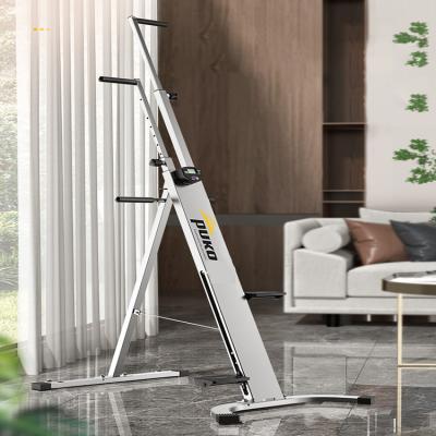 China Adjustable Height Folding Vertical Climber Mountain Stepper Exercise Machine 15.5kg Home Gym for sale
