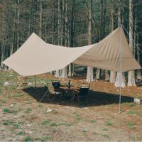 China 210T Polyester Pop Up Camping Beach Tent Waterproof Windproof Sun Shelter for 5-8 People for sale