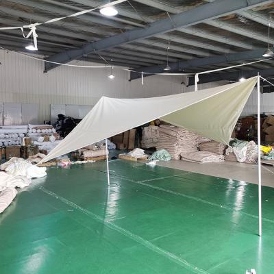China UPF40 Anti UV Beach Shade Canopy Outdoor Sport Tent Sun Shelter Sun Awning 190 GSM HDPE for sale