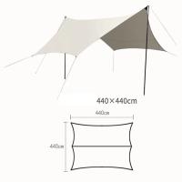 China UPF40 Anti UV Beach Shade Canopy Outdoor Sport Tent Sun Shelter Sun Awning 190 GSM HDPE for sale