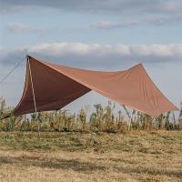 China Iron Pipe Auto Beach Tent Sun Awning PU Coated Anti UV 190 GSM HDPE 5-8 Person for sale