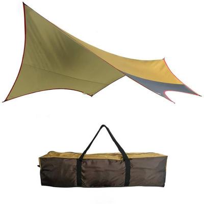 China Family Beach Camping Sun Shelter Windproof UPF40 Anti UV HDPE 180gsm Awning for sale