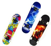 China 7 Layer Maple Adult Skateboard 31.75 Inch PU Wheels ABEC 9 Bearings 330 lbs Load Capacity for sale