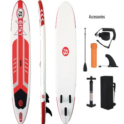 China Inflatable Stand Up Paddle Board 10ft6 Anti Slip EVA Deck 300lbs Capacity for Ocean Water Sports for sale