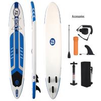 China Inflatable Stand Up Paddle Board 10ft6 Anti Slip EVA Deck 300lbs Capacity for Ocean Water Sports for sale