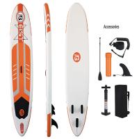 China Inflatable Stand Up Paddle Board 10ft6 Anti Slip EVA Deck 300lbs Capacity for Ocean Water Sports for sale