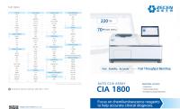 China Automated Immunoassay Analyzer CIA1800 220 T/H 60 Sample Positions Clinical Chemistry IVD CLIA for sale