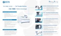 China Automated Immunoassay Analyzer CIA1800 220 T/H 60 Sample Positions Clinical Chemistry IVD CLIA for sale