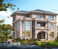 China Modern Three-storey Self-built Villa-with Drawing Processing/Customized Steel Building Structures ALC Board Prefabricated House for sale