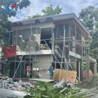 China C/Z-Luxury Modern Design Light Steel Container Prefab Villa for Office House Shop or Supermarket Use for sale