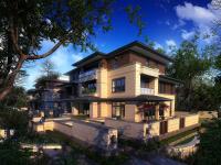 China UPS Unique Design Ready-Made Prefabricated Steel Villa Water-Resistant Prefab Fiber Cement House for Family Living for sale