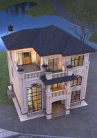 China UPS Unique Design Ready-Made Prefabricated Steel Villa Water-Resistant Prefab Fiber Cement House for Family Living for sale