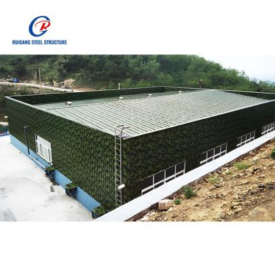 China Modern Industrial Design Steel Structure Building for New Workshop Factory/Warehouse House Use Made with Sandwich Panel Material for sale