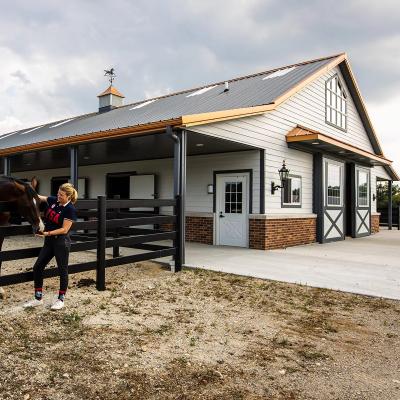China Animal Tent for Raise Cattle & Cow Factory Livestock Animal Shelter Horse Stable for sale