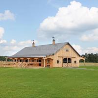 China Custom Cow Shed Farm Building Design Cattle Goat Cow Horse Poultry Farm House Stable Steel Structure for sale