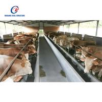 China Livestock Shelter Dairy Farm Shed Prefabricated Sheep Goat Farming Sheds Design Goat House Farm Sheds for Live Cattle for sale