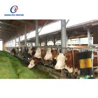 China Livestock Shelter Dairy Farm Shed Prefabricated Sheep Goat Farming Sheds Design Goat House Farm Sheds Steel Structure Building for sale