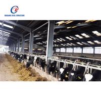 China Stable Design Porcherie Prefabricated Steel Structure Poultry Farm Dairy Cattle Pig Shed Home Farm House Building for sale