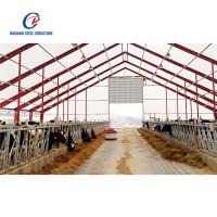 China Stable Design Porcherie Prefabricated Steel Structure Building Dairy Cattle Pig Shed Home Farm House Building for sale